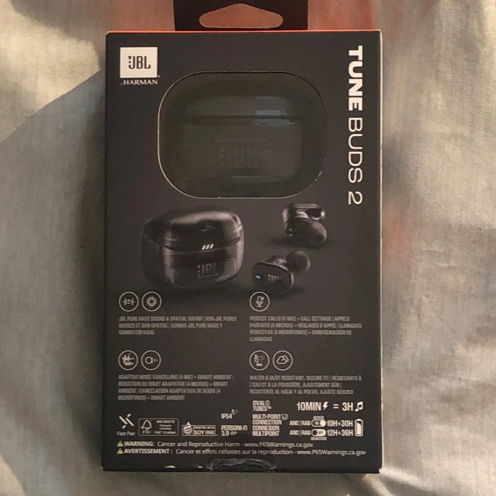 JBL | Headphones | Jbl Tune Buds 2 Black Wireless Earbuds | Poshmark